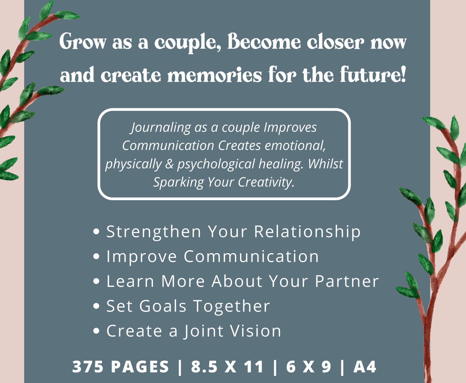 Couples Therapy, A Gratitude Journal for Couples, This is a 370 Page ...