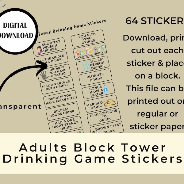 Drinking Game - Etsy
