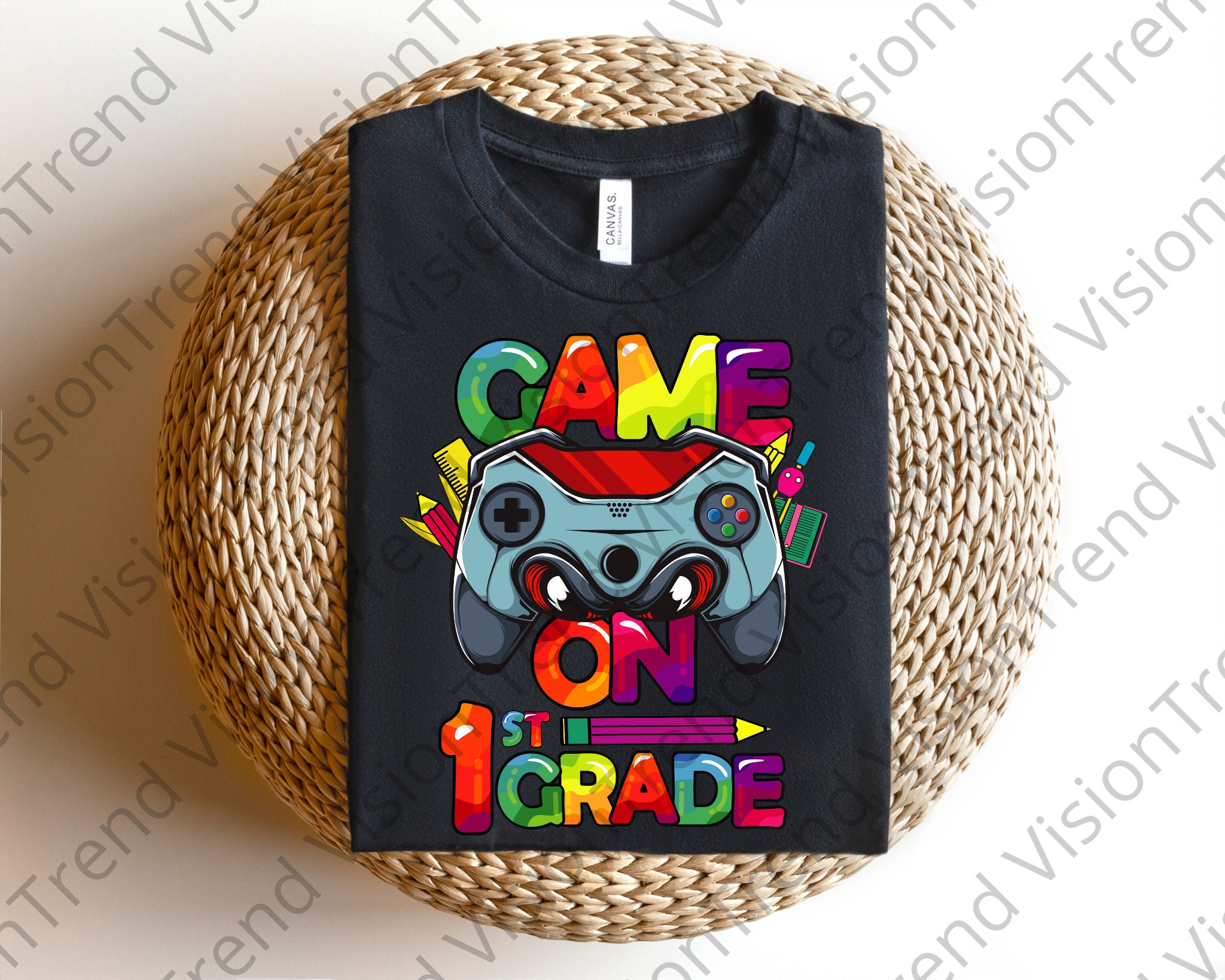 Game on 1st Grade Png, Back to School First Grade, Gamer Student Png ...
