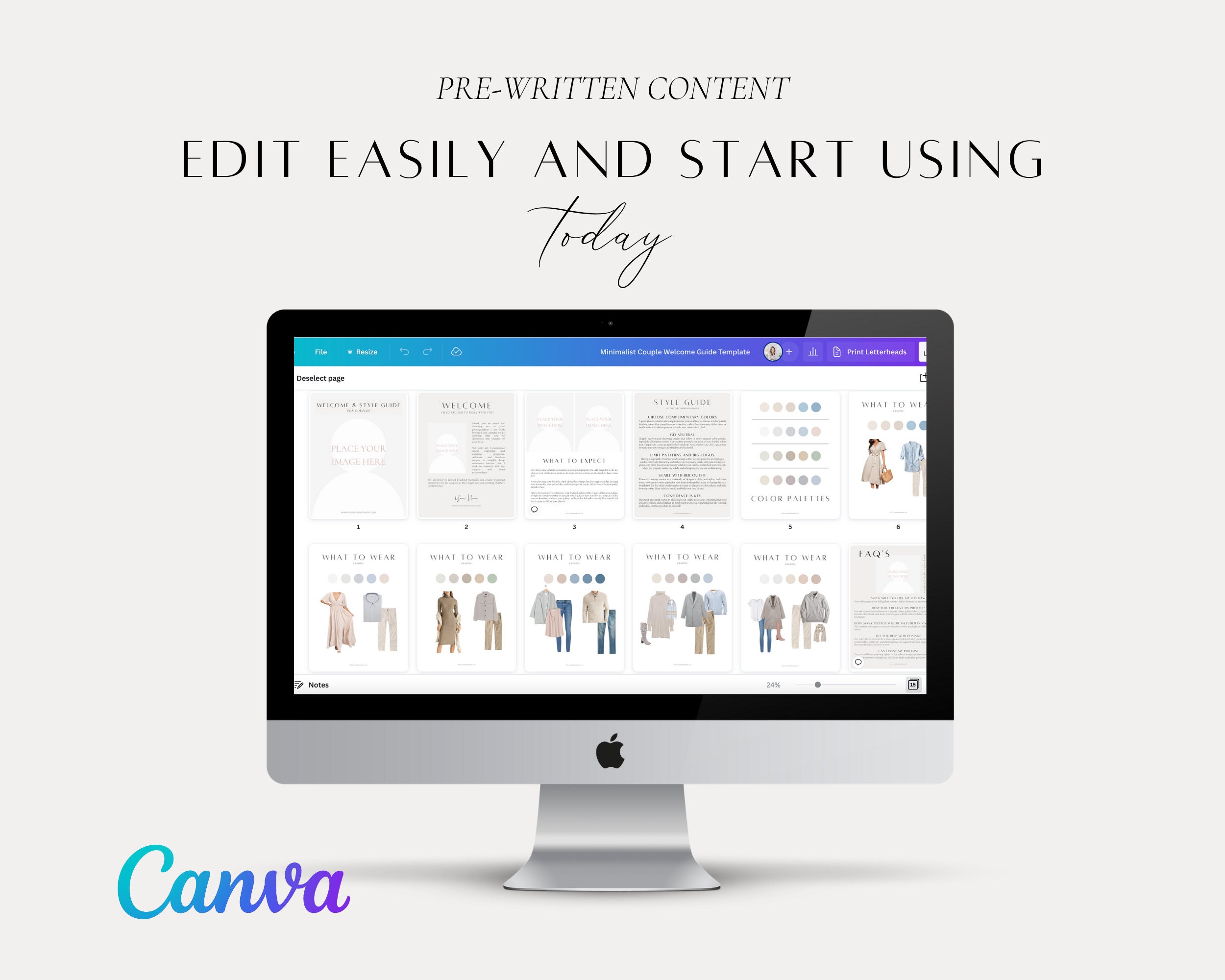 Photography Welcome & Style Guide Bundle, Family Session Prep Guide ...