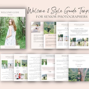 Photography Welcome & Style Guide Bundle, Family Session Prep Guide ...