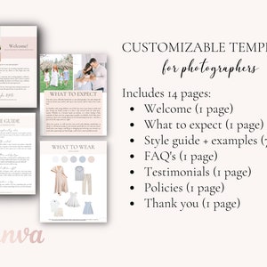 Style Guide for Photographers, Family Photography Welcome & Style Guide ...