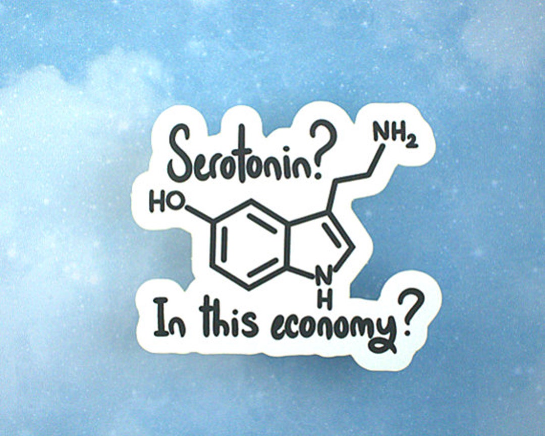 Serotonin? in This Economy? | Vinyl Matte Waterproof Stickers Laptop ...