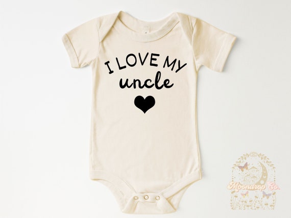 I Love My Uncle Baby Onesie® Cute Family Uncle Announcement - Etsy