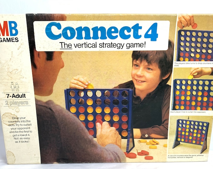 Vintage MB Games Connect 4 Game 1975 Edition Complete - Etsy