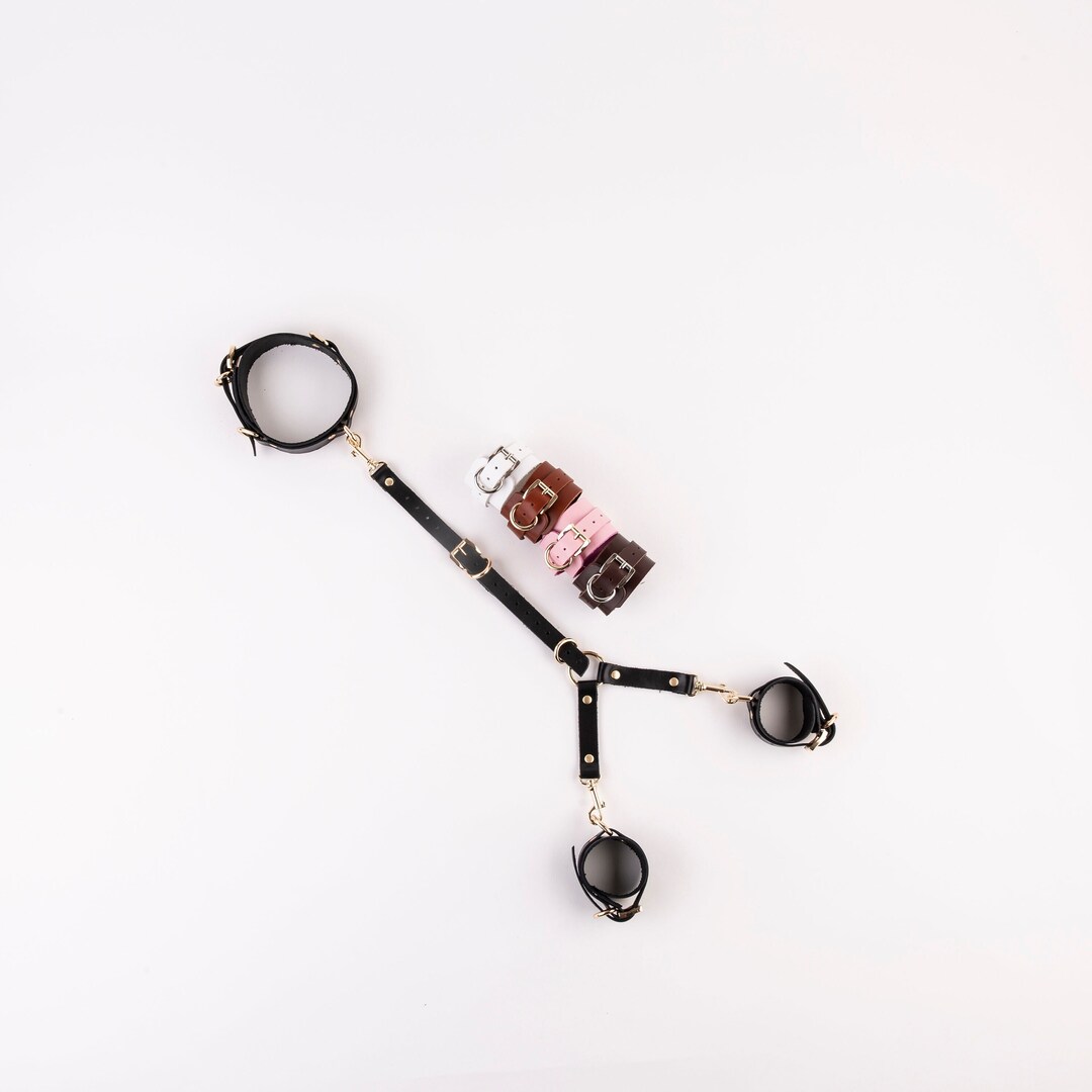 Three-way BDSM Set, Different Color and Hardware Options, Three Point ...