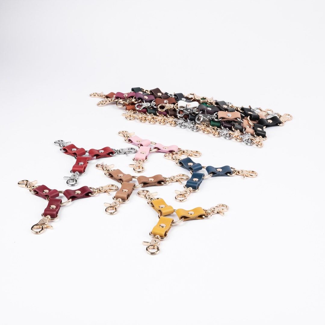 Three-way Connector – Italian Leather, Multiple Colors & Hardware ...