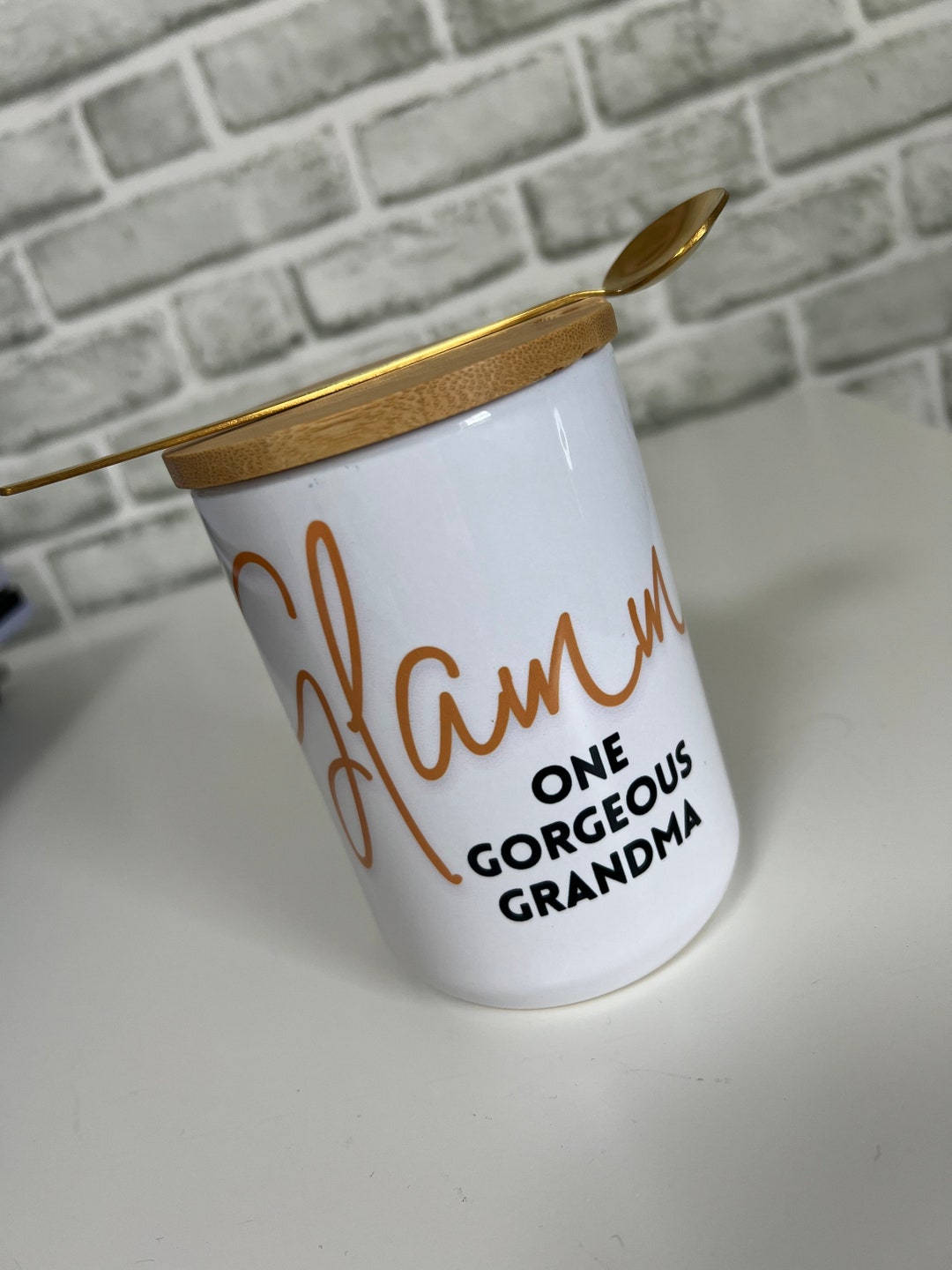 Glamma / Grandma Gorgeous / Grandma / Mom Gift / Mothers Gift Ceramic ...