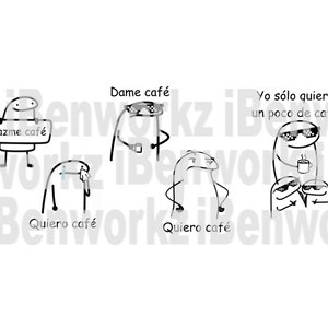 15oz Mug Hazme Cafe Quiero Cafe Dame Cafe Version 2 - Etsy