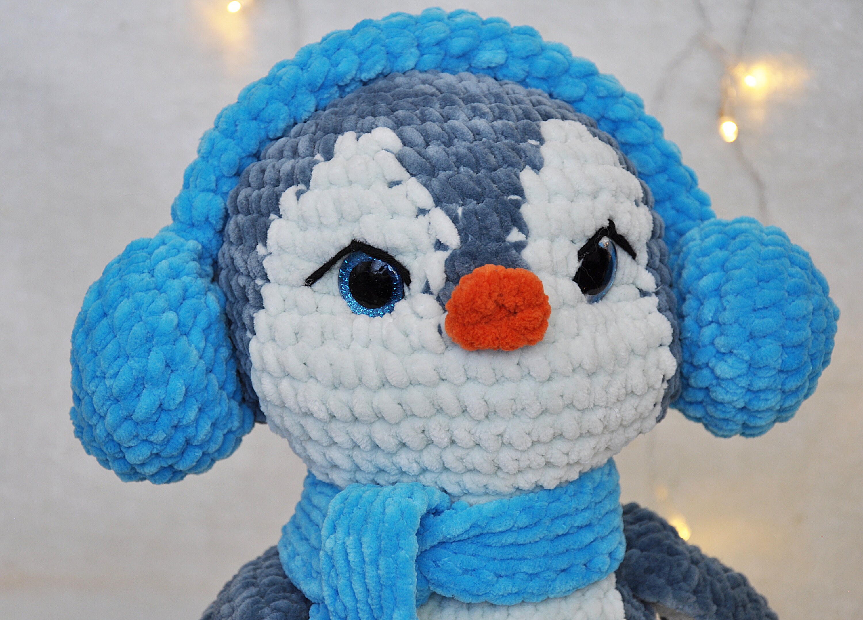 Paulie the Penguin PDF Amigurumi Pattern Large Stuffed Penguin Animal ...
