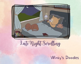 Late Night Cartoon - Etsy