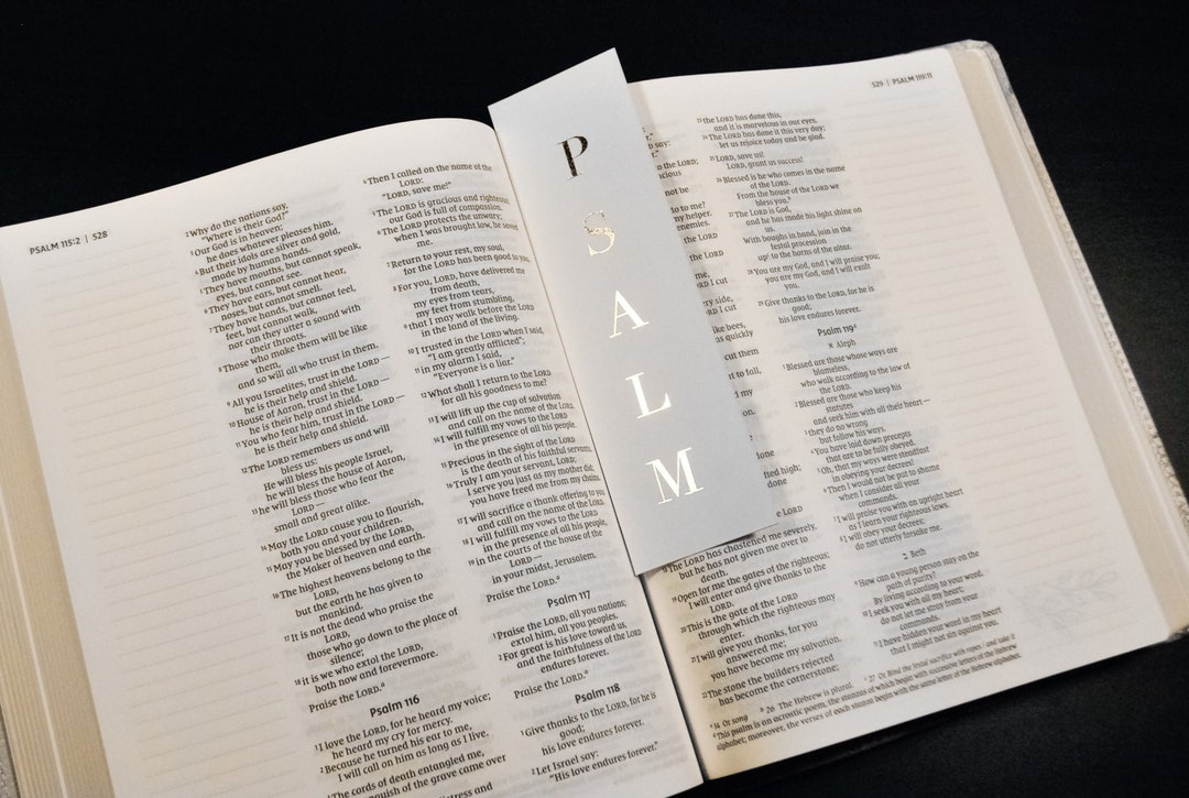 Bible Bookmark How to Read Your Bible Gold Foil Christian - Etsy