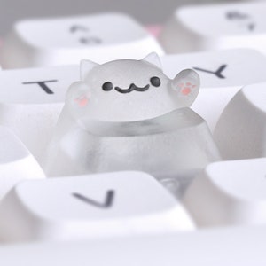 Catty Keycap (bongo Cat Meme Inspired) - Bongo Cat Keycap - Artisan ...