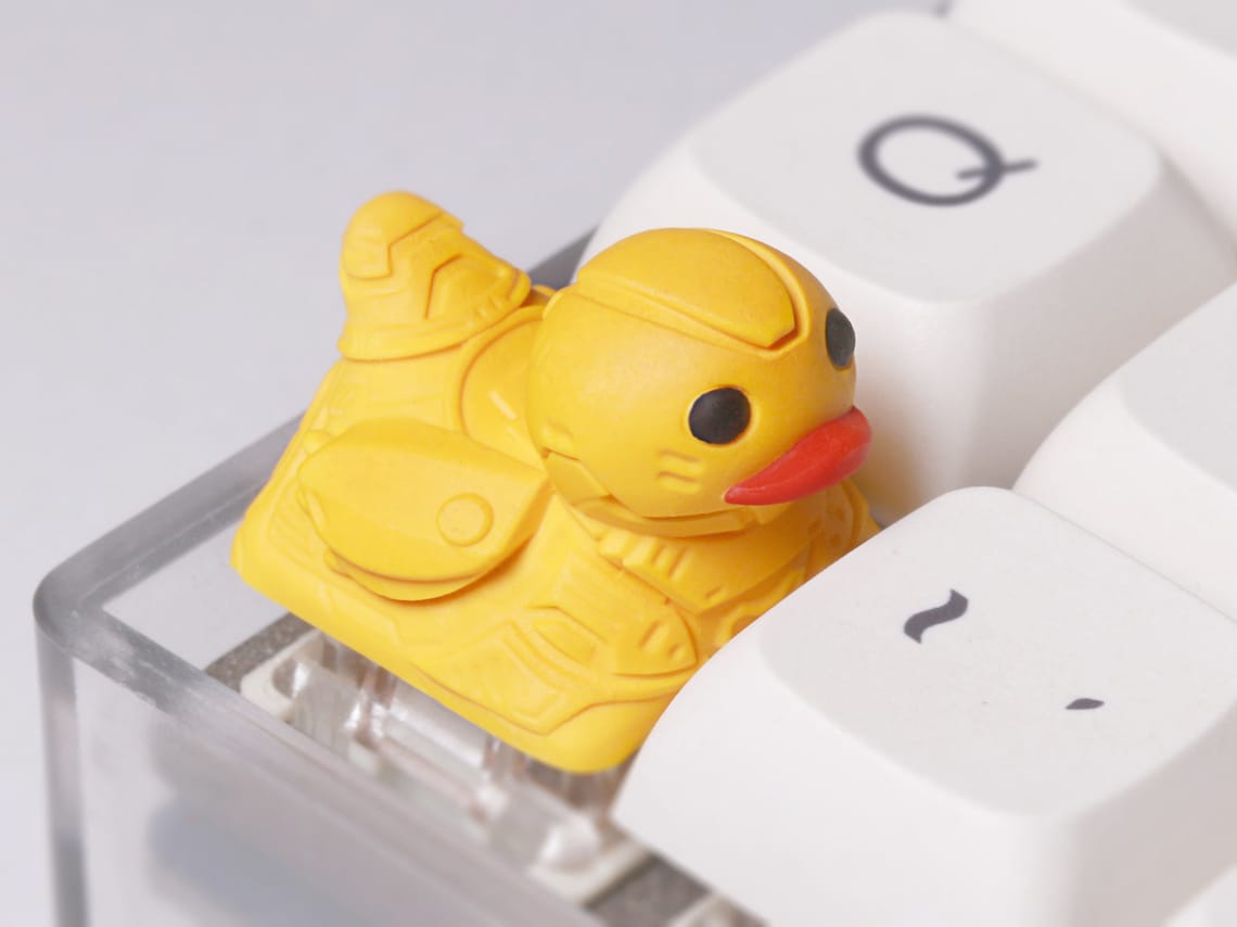 Mechaduck Duckey Duck Artisan Keycap for Cherry MX Keycap - Etsy