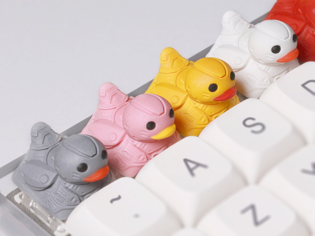 Mechaduck - Duckey Duck Artisan Keycap for Cherry MX Keycap Mechanical ...