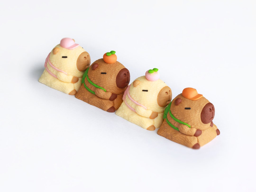 Capybara Boy Keycap - Artisan Keycap for Cherry MX Keycap Mechanical ...
