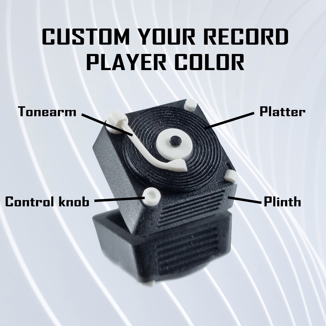 Handmade Record Player Keycap Artisan Keycaps for Cherry MX - Etsy