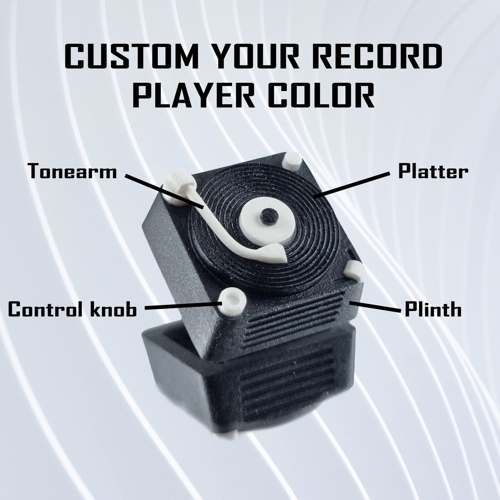 Handmade Record Player Keycap Artisan Keycaps for Cherry MX - Etsy