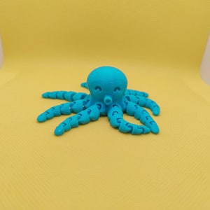 Octopus Fidget Toy Fun Kids Fidget Toy 3D Flexible Printed Figure SEN ...