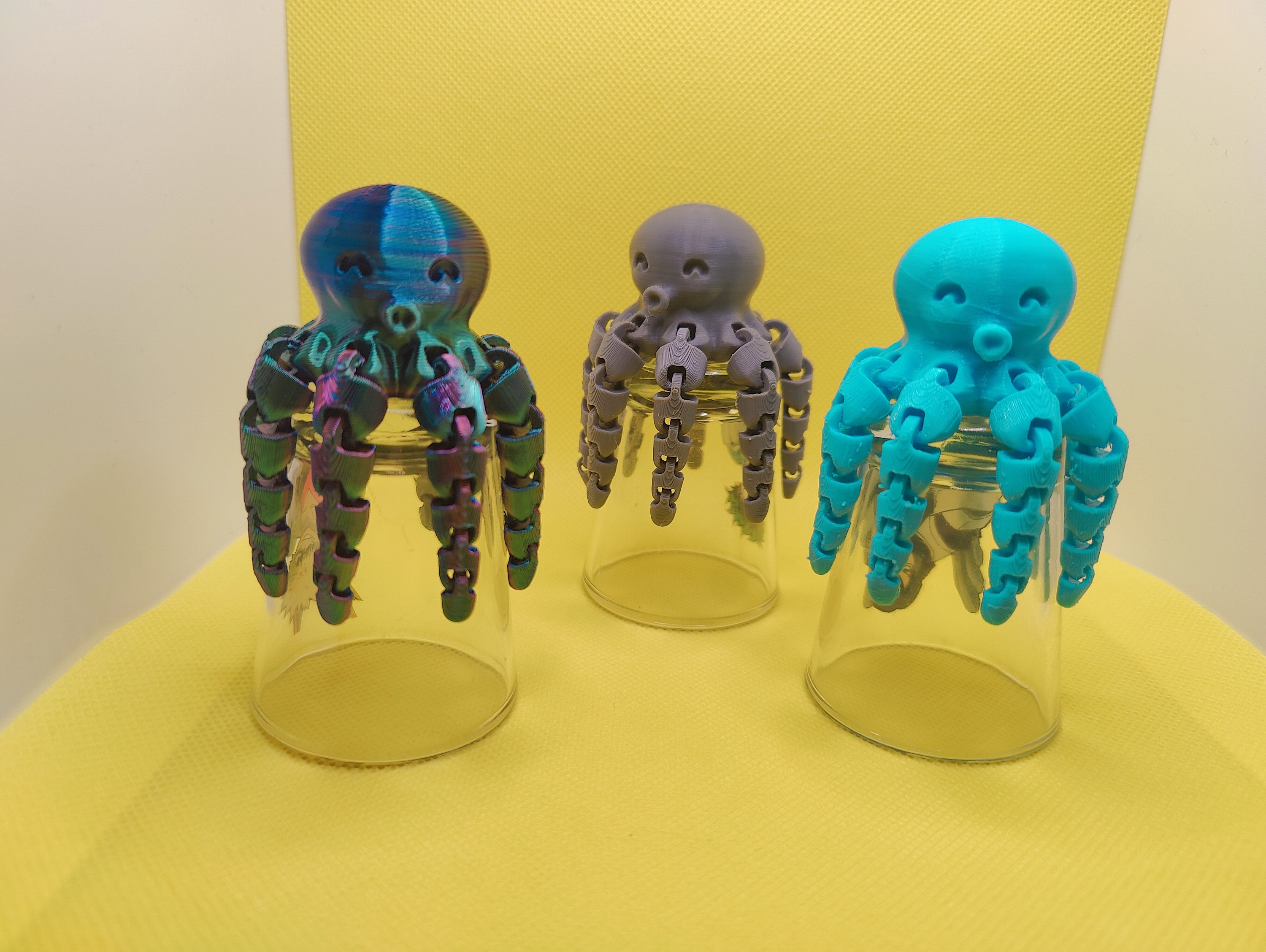 Octopus Fidget Toy Fun Kids Fidget Toy 3D Flexible Printed - Etsy