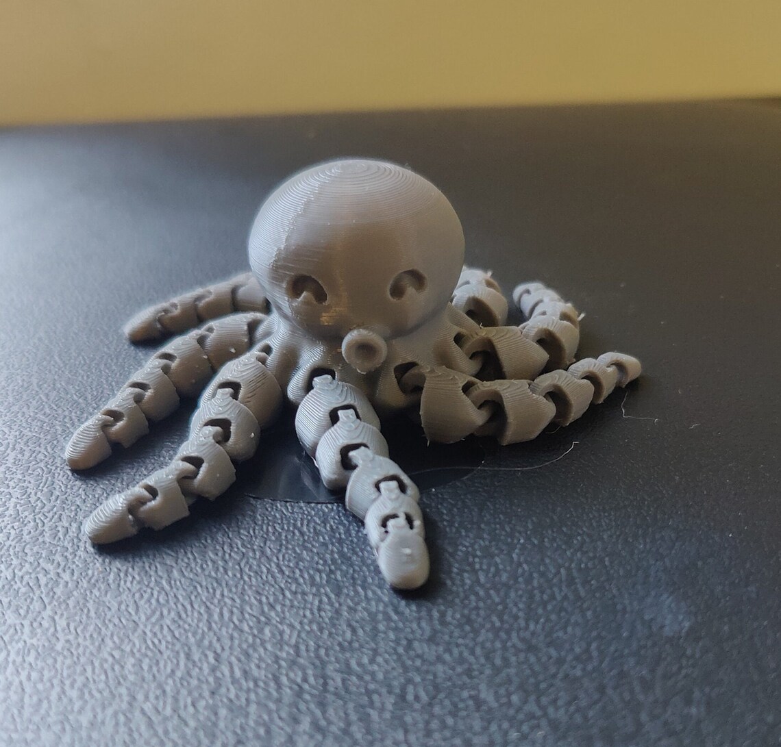 Octopus Fidget Toy Fun Kids Fidget Toy 3D Flexible Printed - Etsy