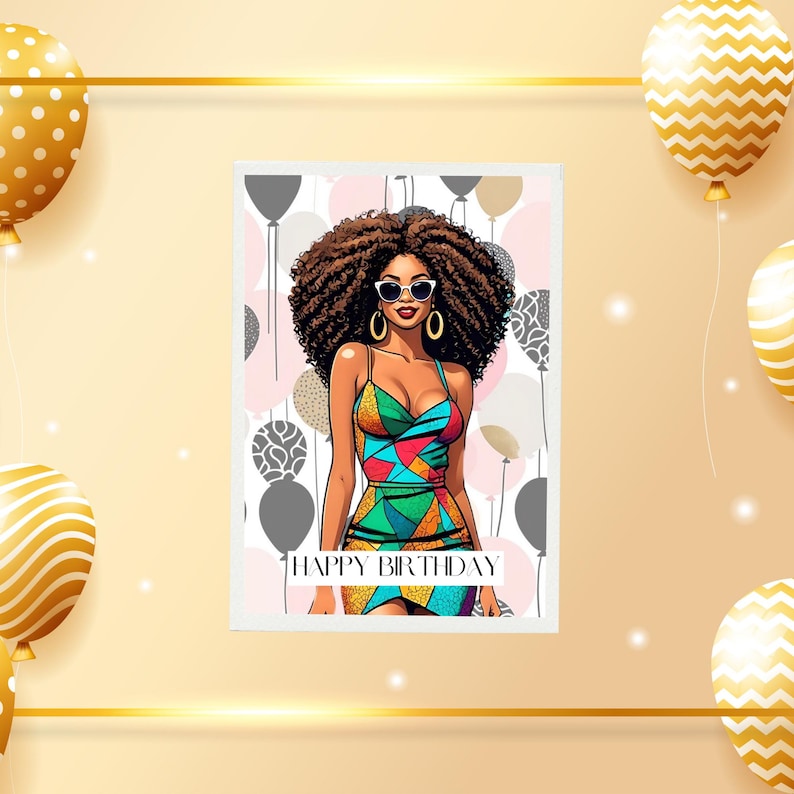 Digital Download - Bundle of 9 Birthday Divas Greeting Cards - Etsy