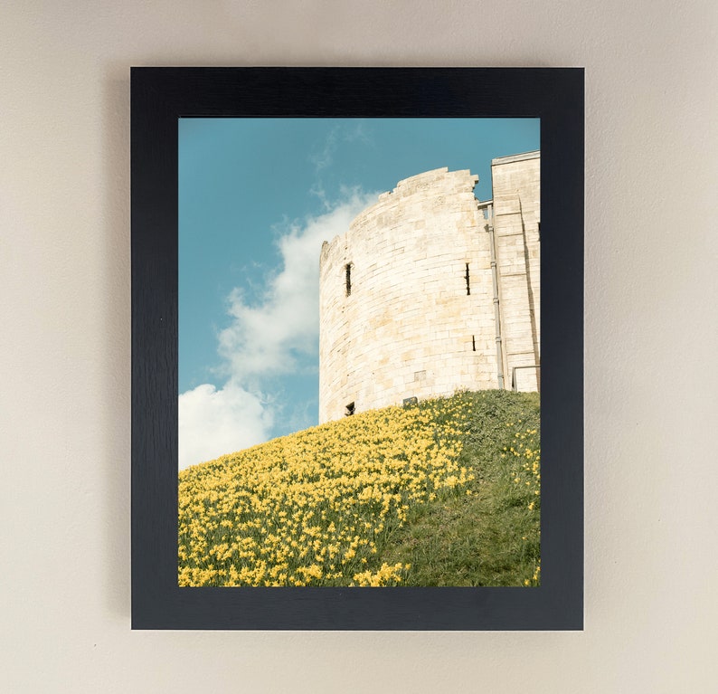 York Castle Wall Print, Sunny Clifford's Tower Photo, Historic UK ...