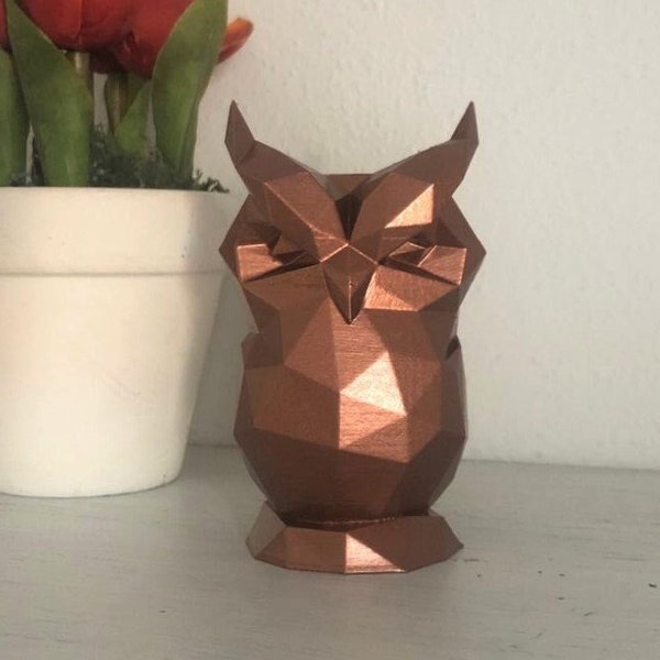 Geometric Owl - Etsy