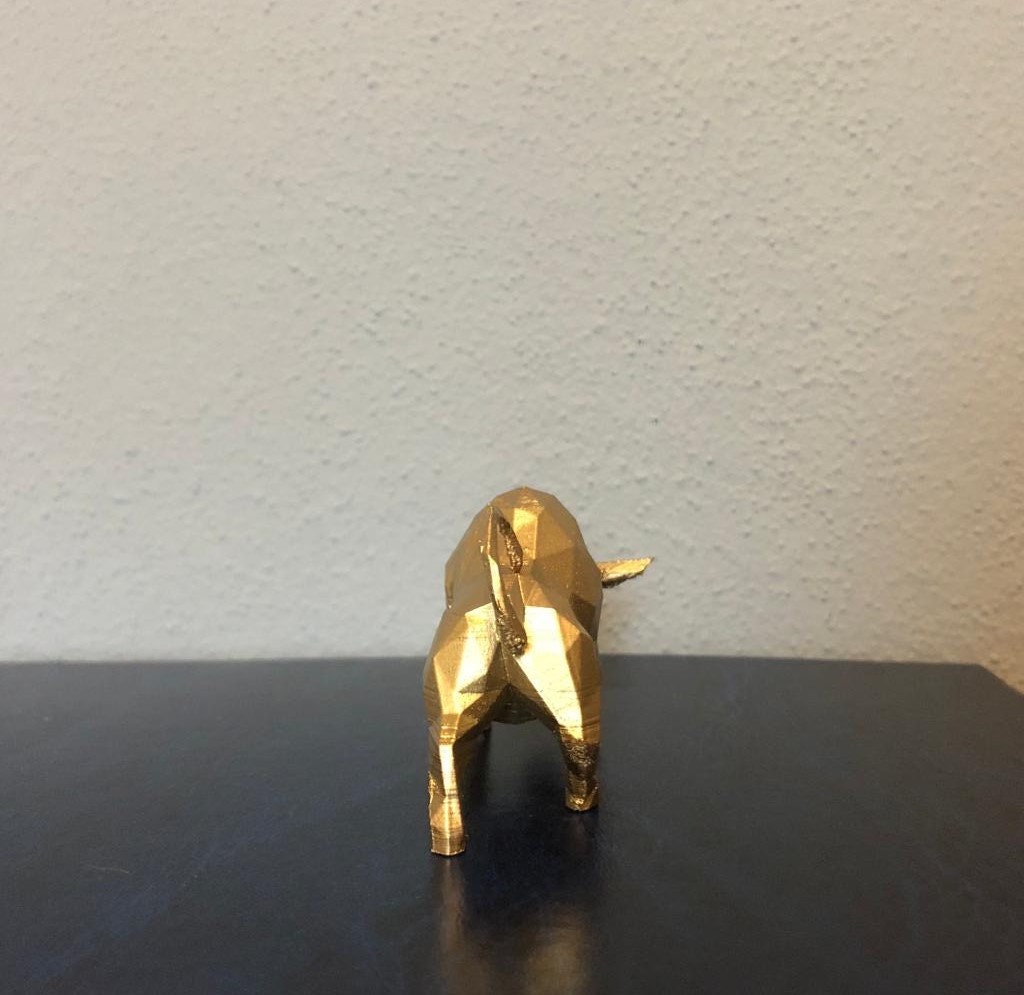 Geometric Bull Home and Office Decor - Etsy