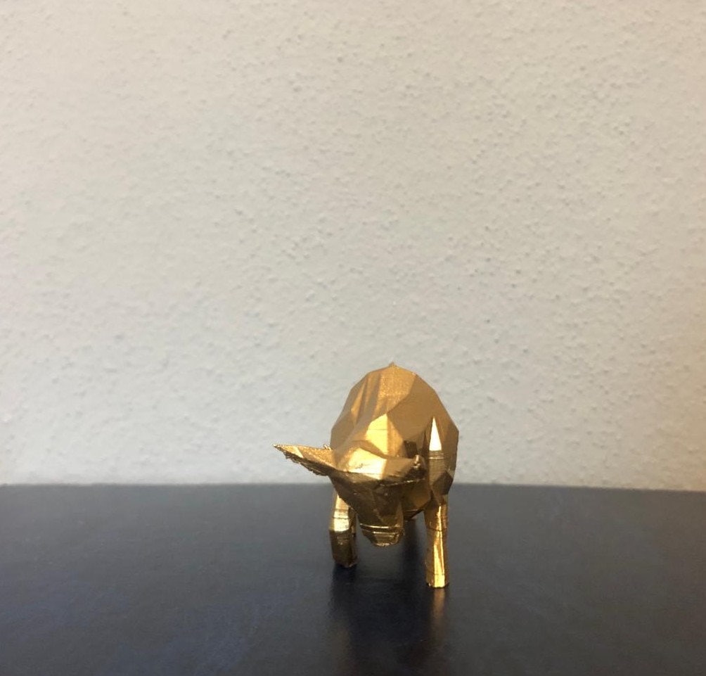 Geometric Bull Home and Office Decor - Etsy