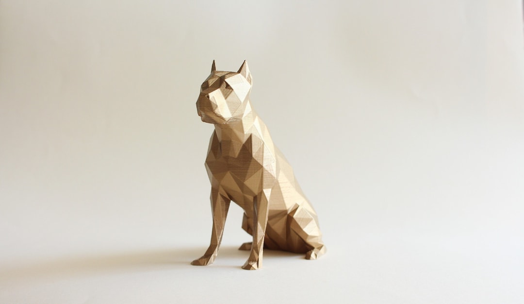 Geometric Pitbull - Home and Office Decor - Etsy