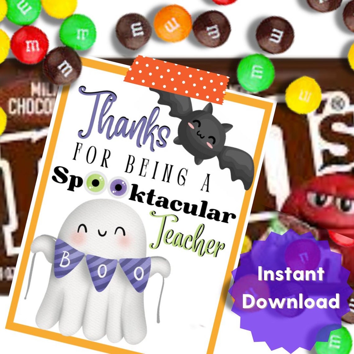 Halloween Tags Printable, Employee Appreciation Tag, Thanks Gift ...