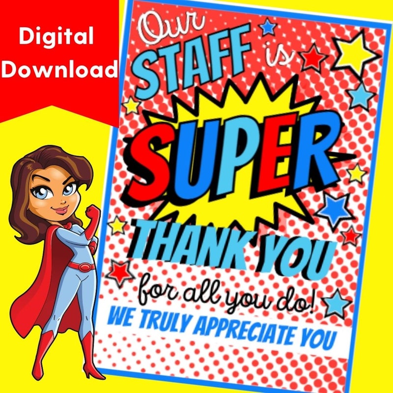 Superhero Office Staff - Etsy