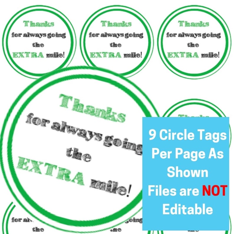 Employee Appreciation Tags Thank You Gift Team Recognition - Etsy