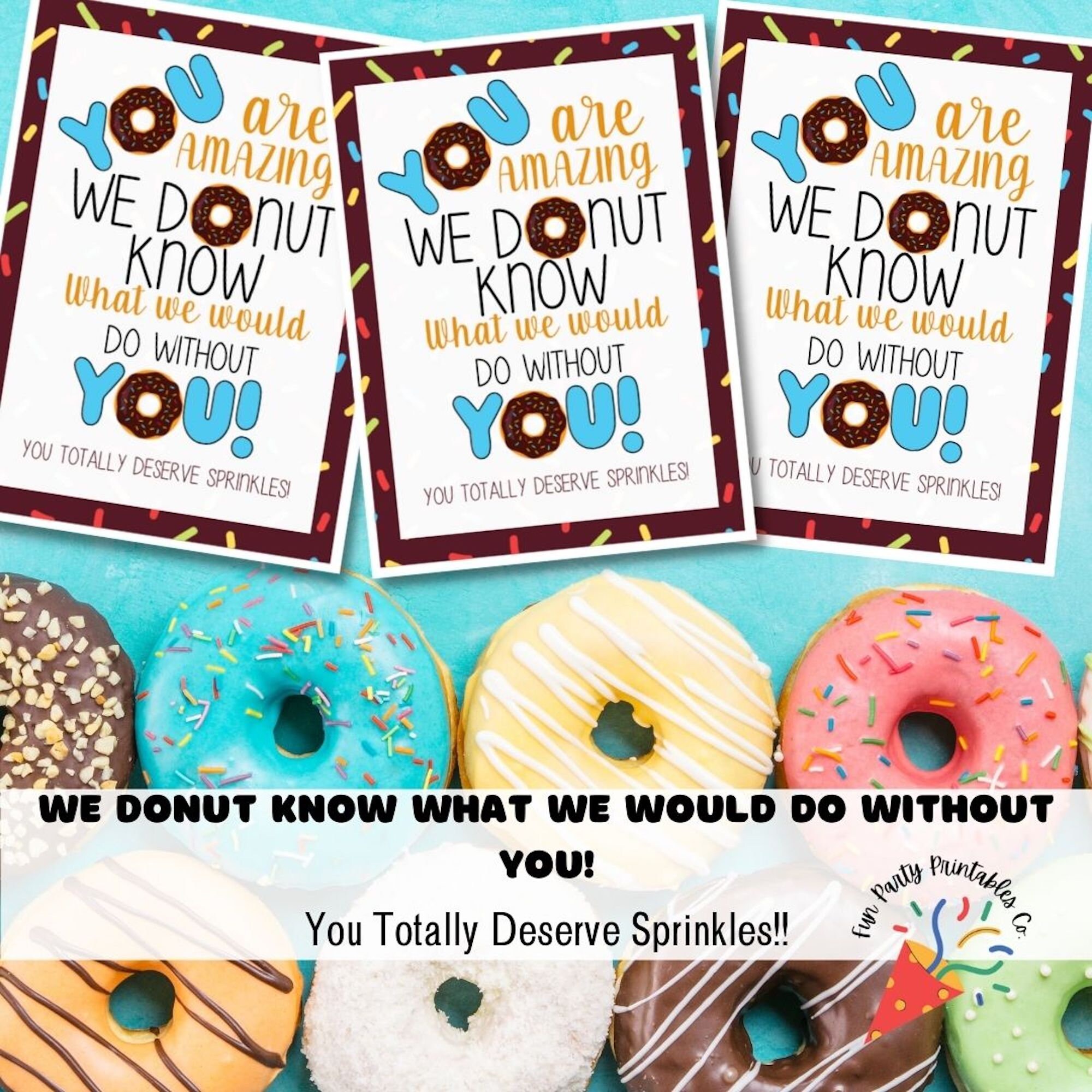 Donut Employee Appreciation Gift Tags Teacher Appreciation - Etsy