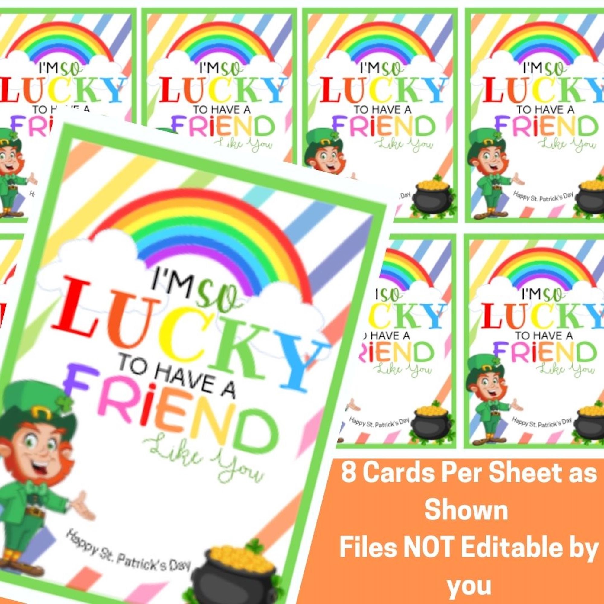 Lucky to Have A Friend Like You St. Patrick's Day - Etsy