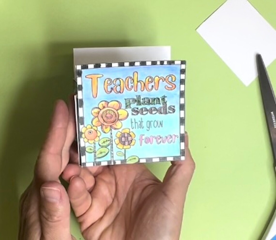 Teacher Appreciation Printable DIY Treat Box Printable Box - Etsy
