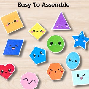 Shapes Matching Game Activity Printable PDF Pages, Fun Toddler ...