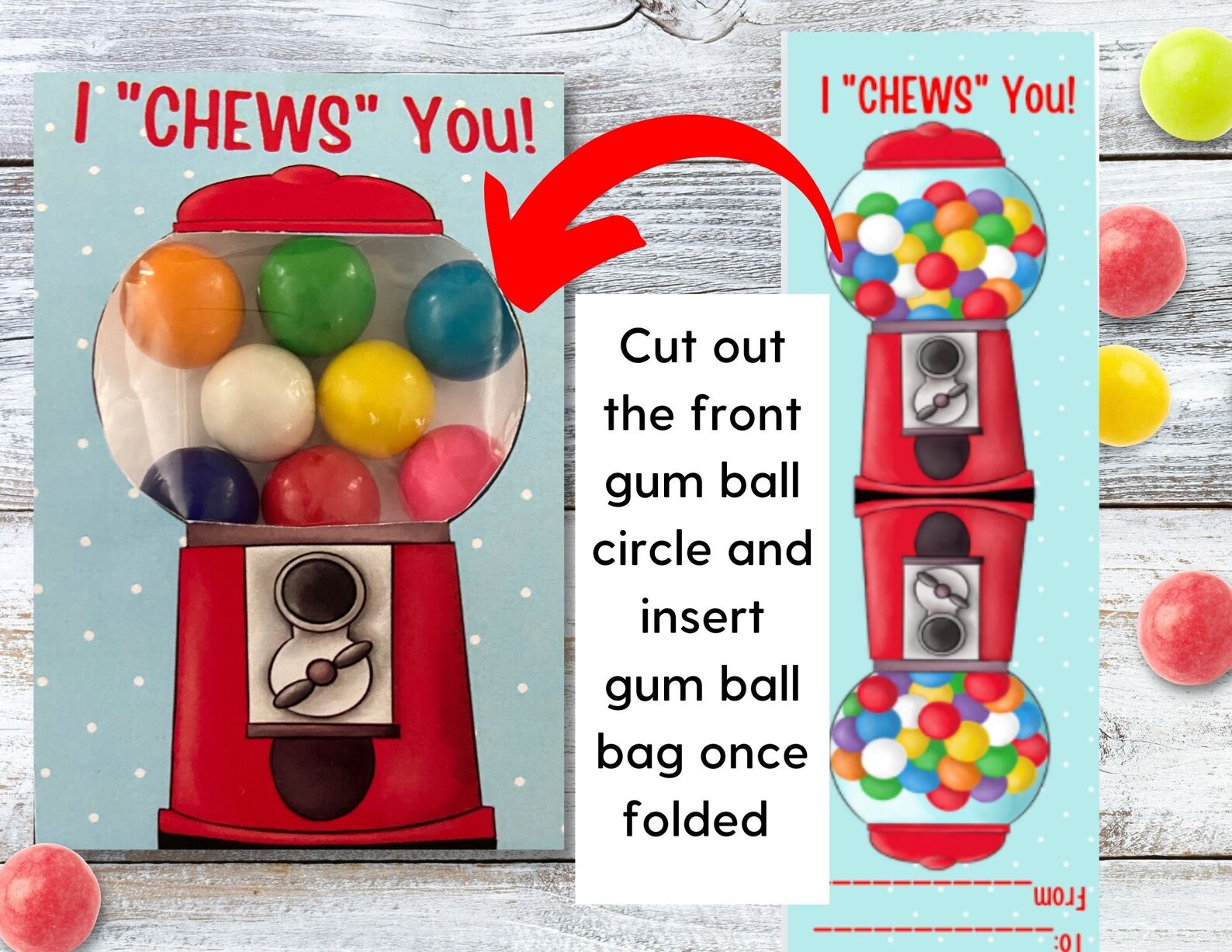 Kids Printable Valentine's Day Cards, I chews You Valentine Printable ...