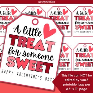 Valentines Day Gift Tag, Printable Valentine's Day Cards, Kids ...