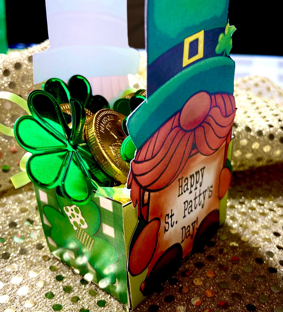 St. Patrick's Day Treat Box DIY Treat Box Printable Box - Etsy