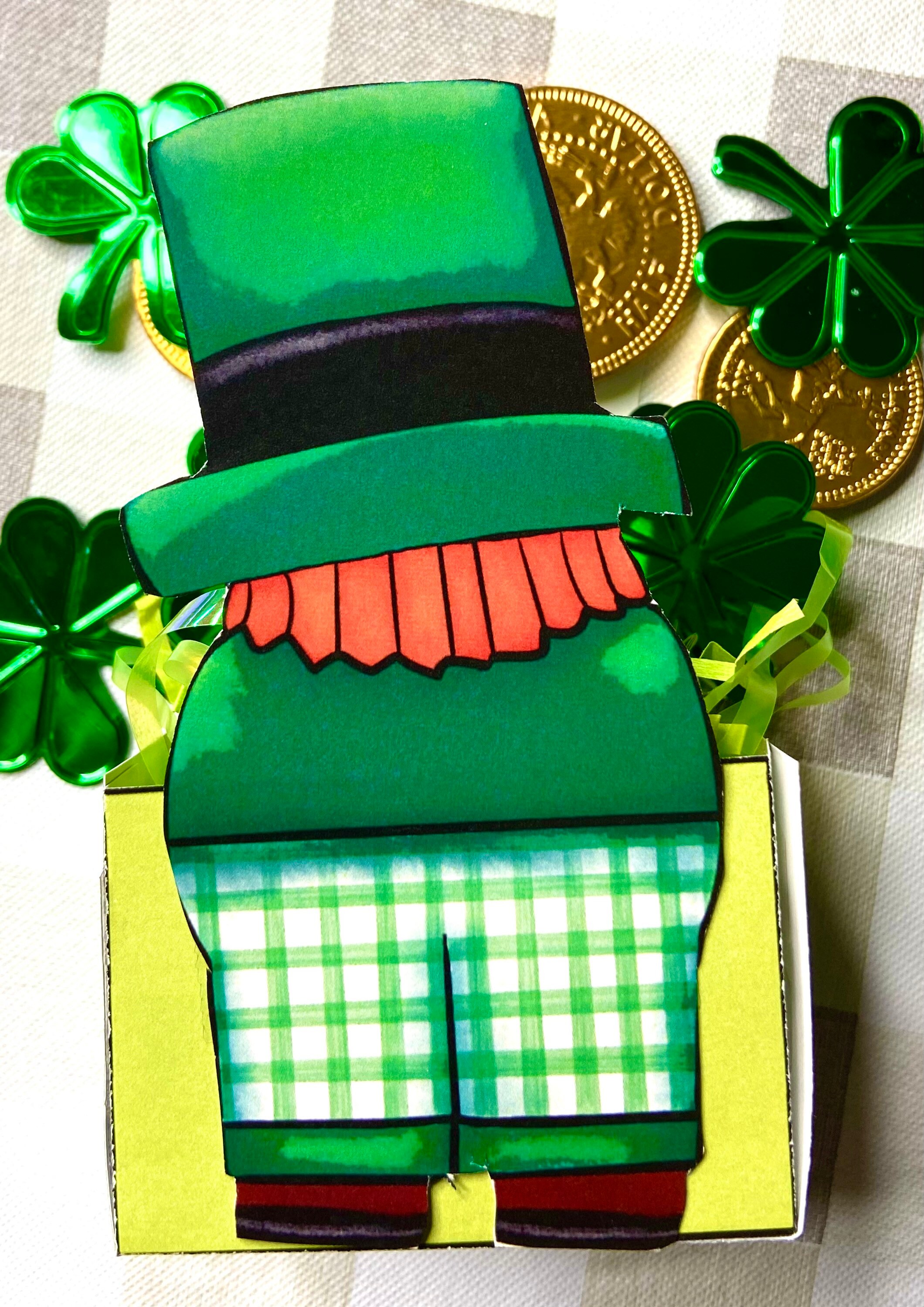 St. Patrick's Day Treat Box DIY Treat Box Printable Box - Etsy