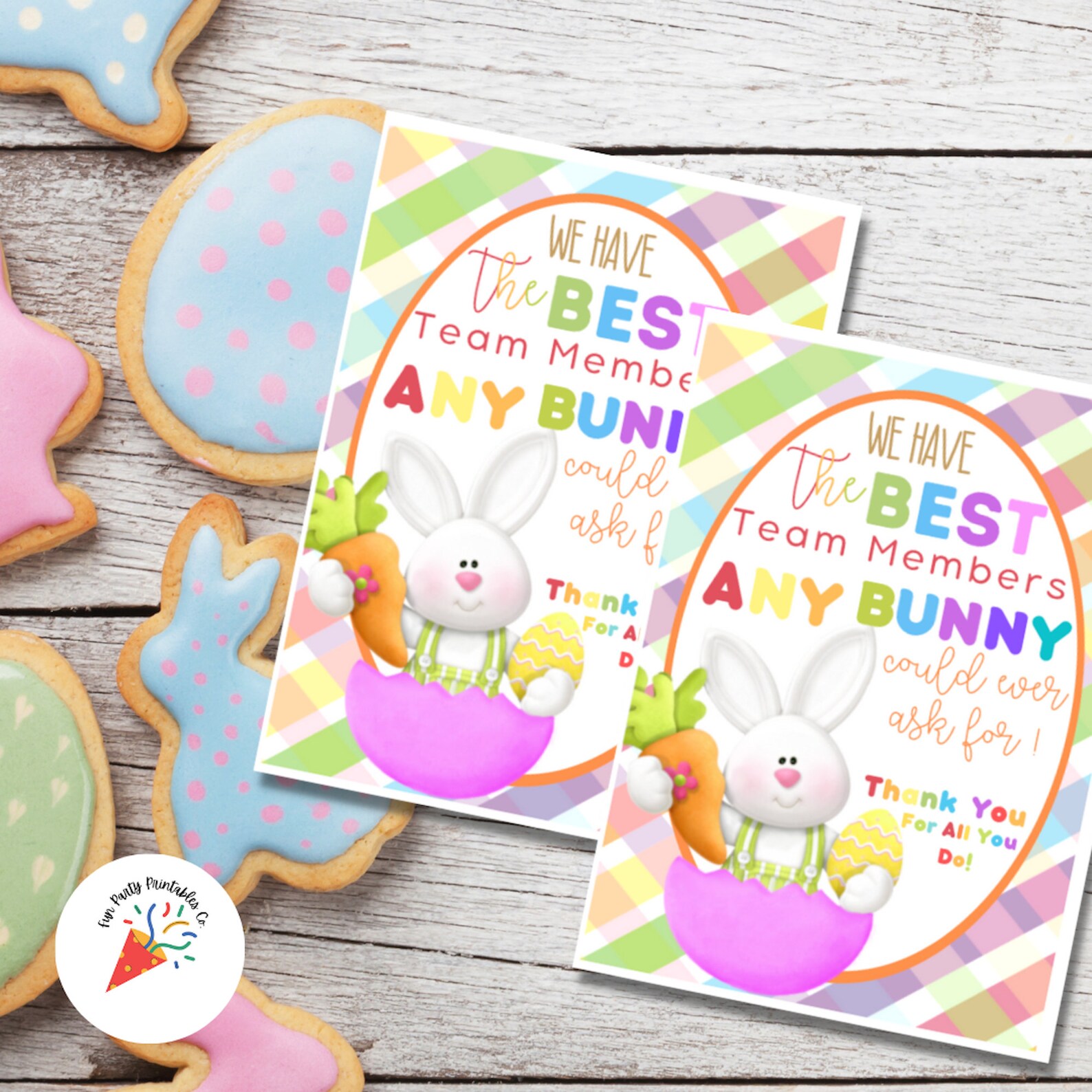 Team Members Appreciation Printable Tags Thank You Tag Team - Etsy