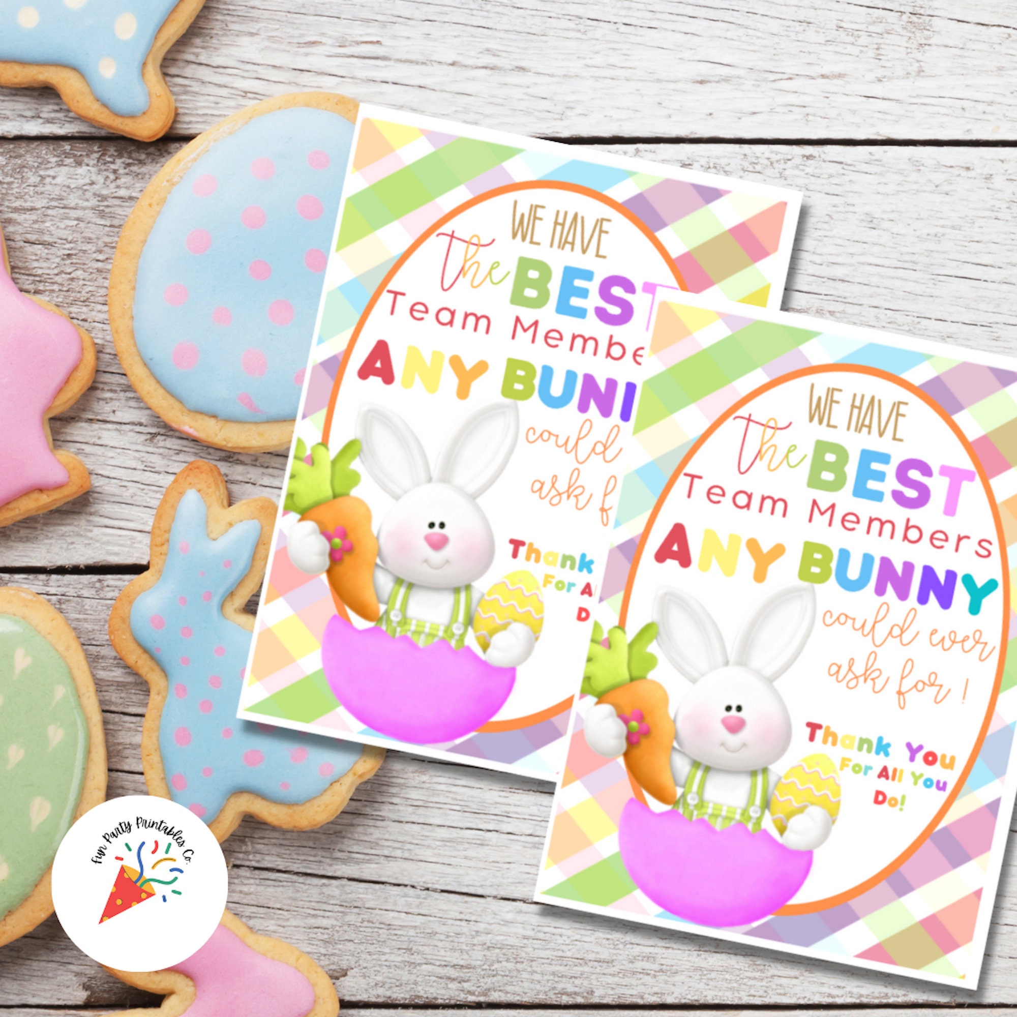 Team Members Appreciation Printable Tags Thank You Tag Team - Etsy