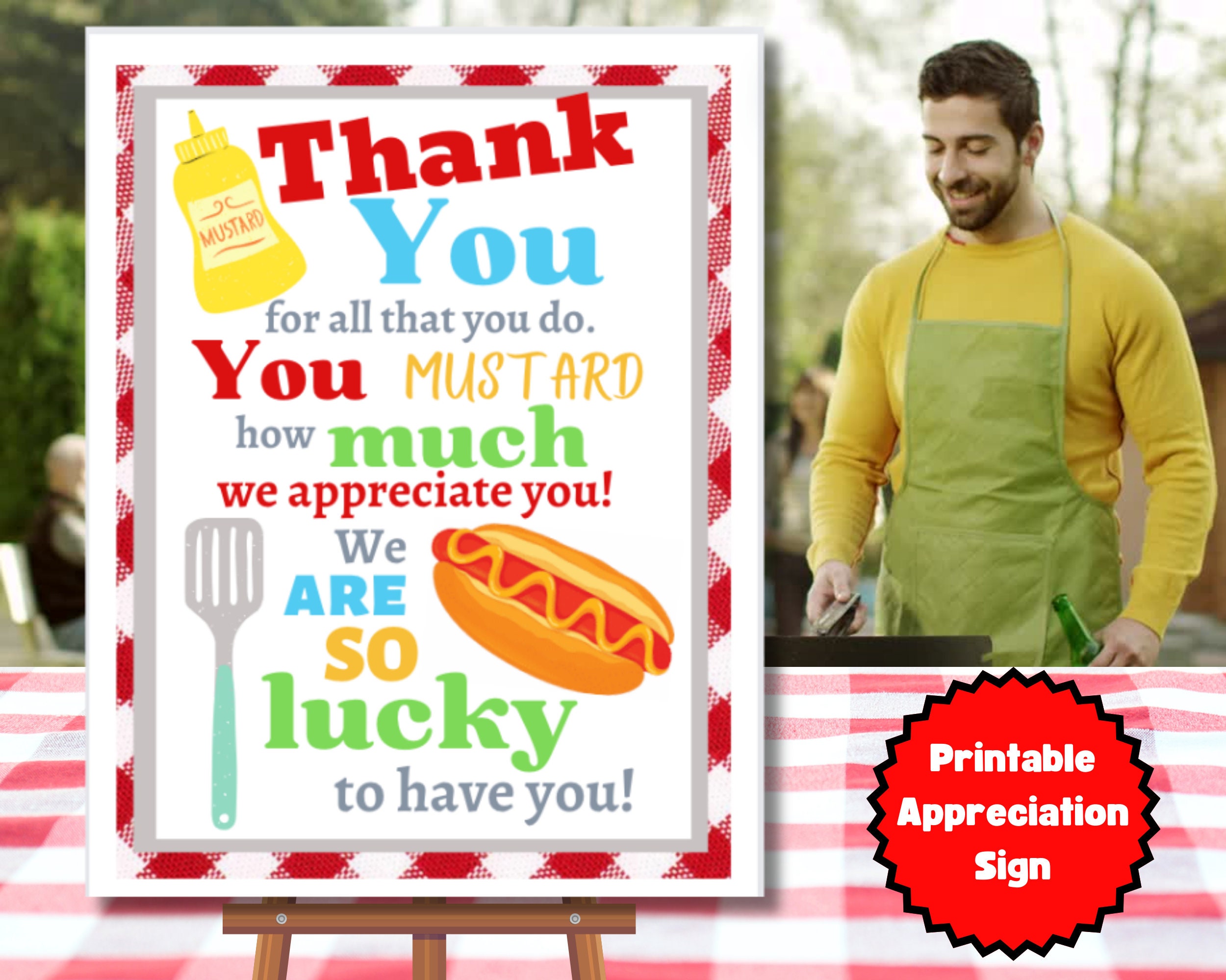 Picnic Teacher Appreciation Sign: Cookout Theme (digital Download) - Etsy