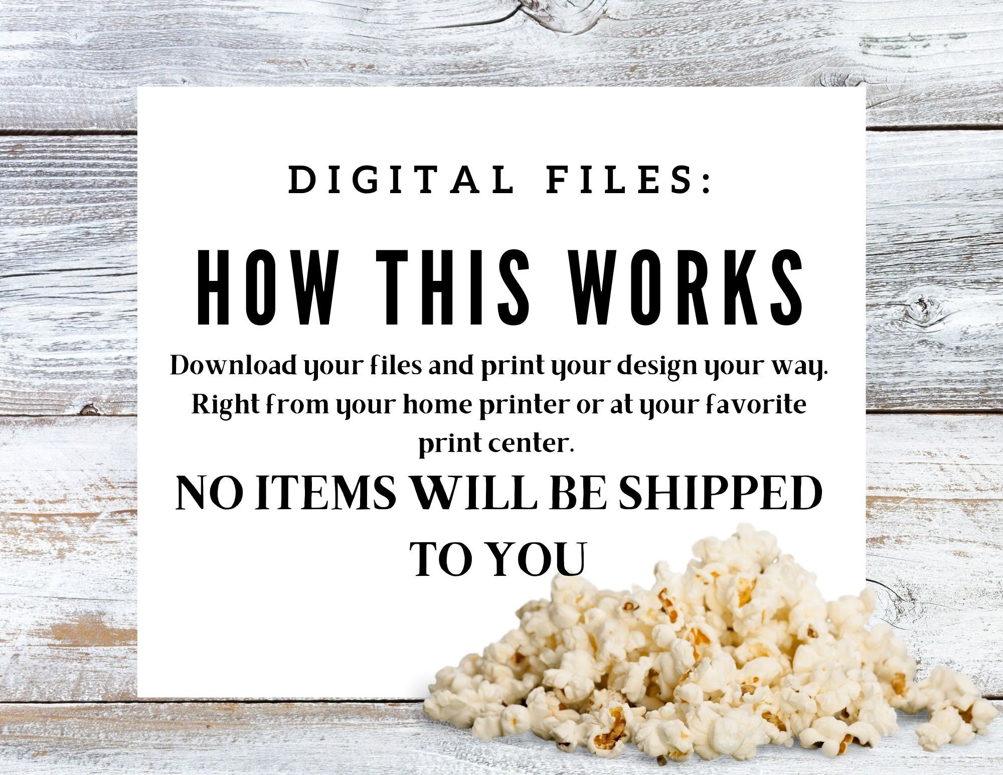 Popcorn Valentine Tag Kids Printable Valentine's Day - Etsy