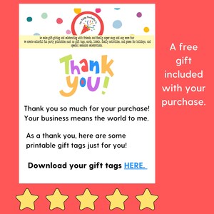 Cheer Team Printable Gift Tags: Cheerleading Squad Favors (PDF) - Etsy