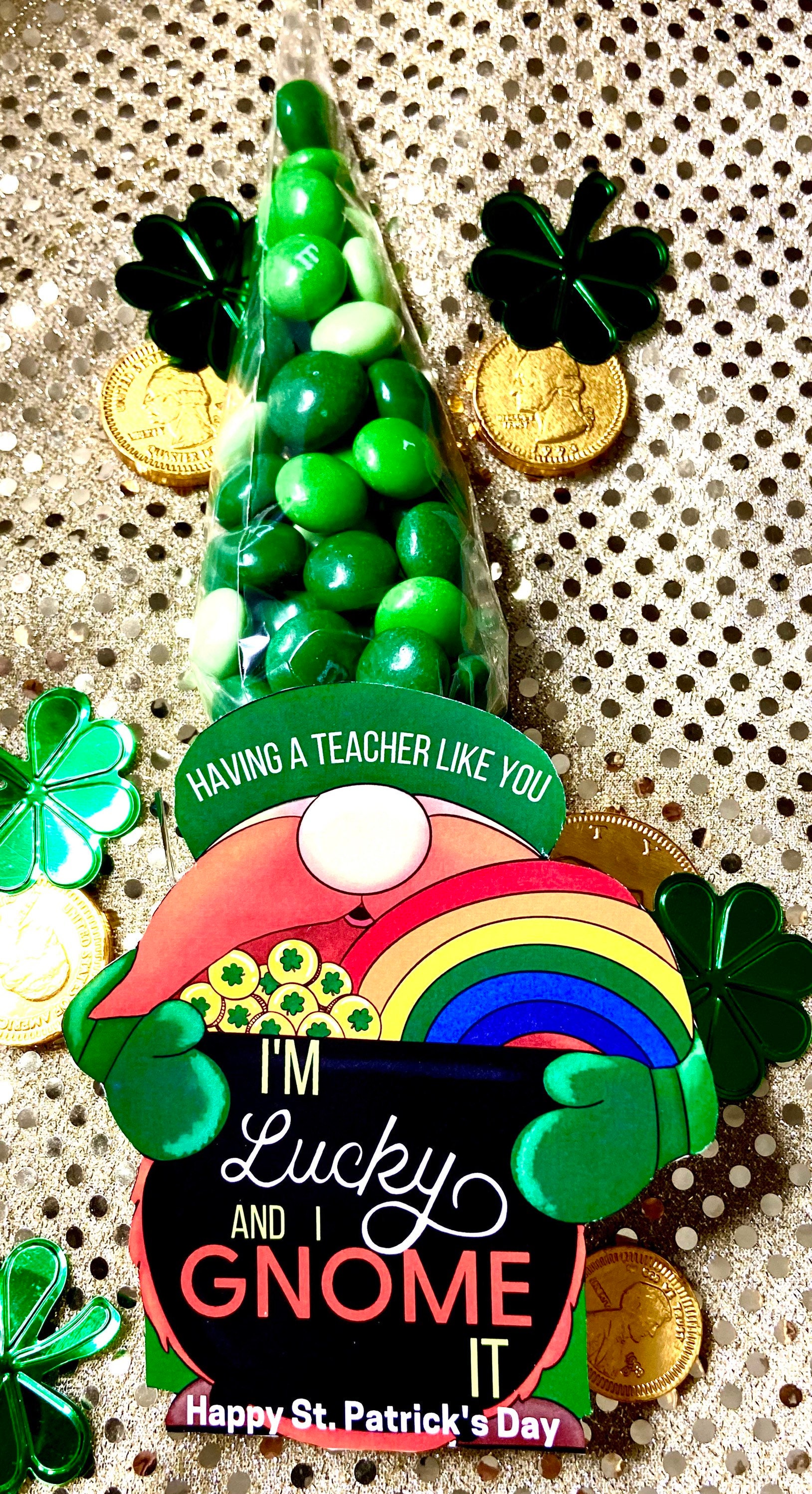 Lucky and I GNOME It Gift Tags, St. Patrick's Day Gift, Coworker ...