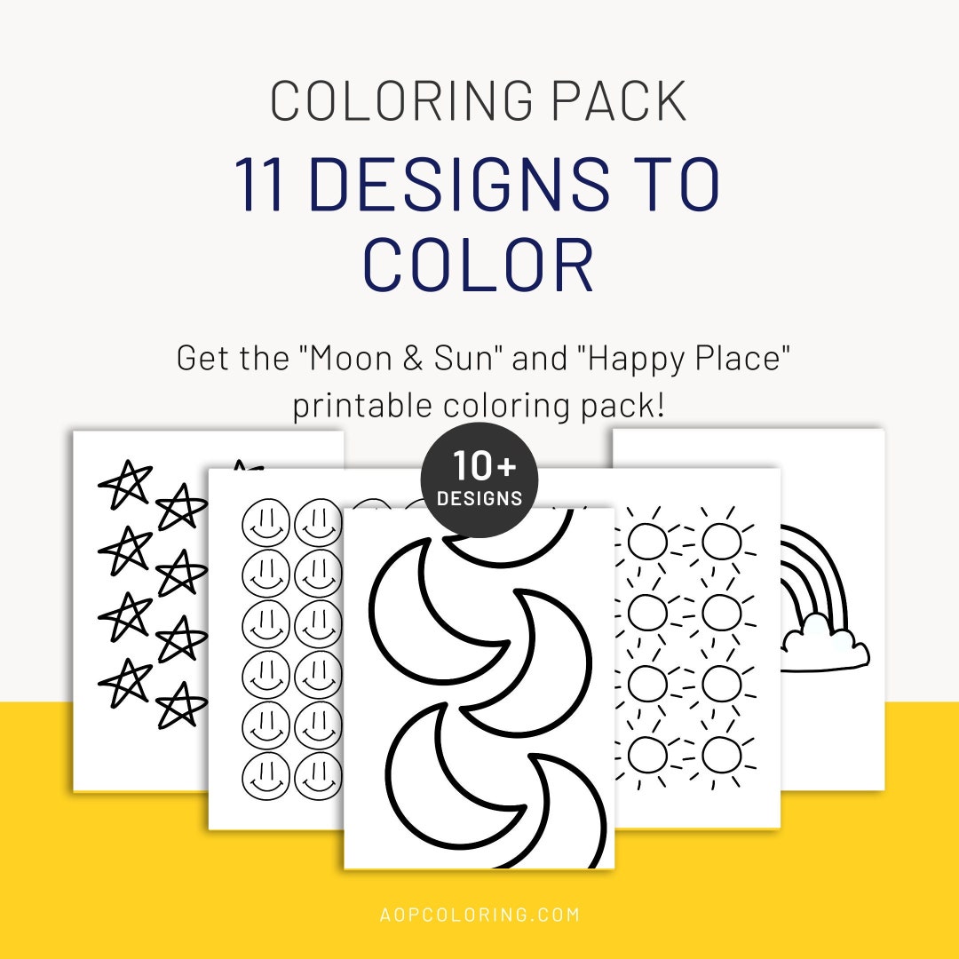Printable Coloring Pages - Etsy