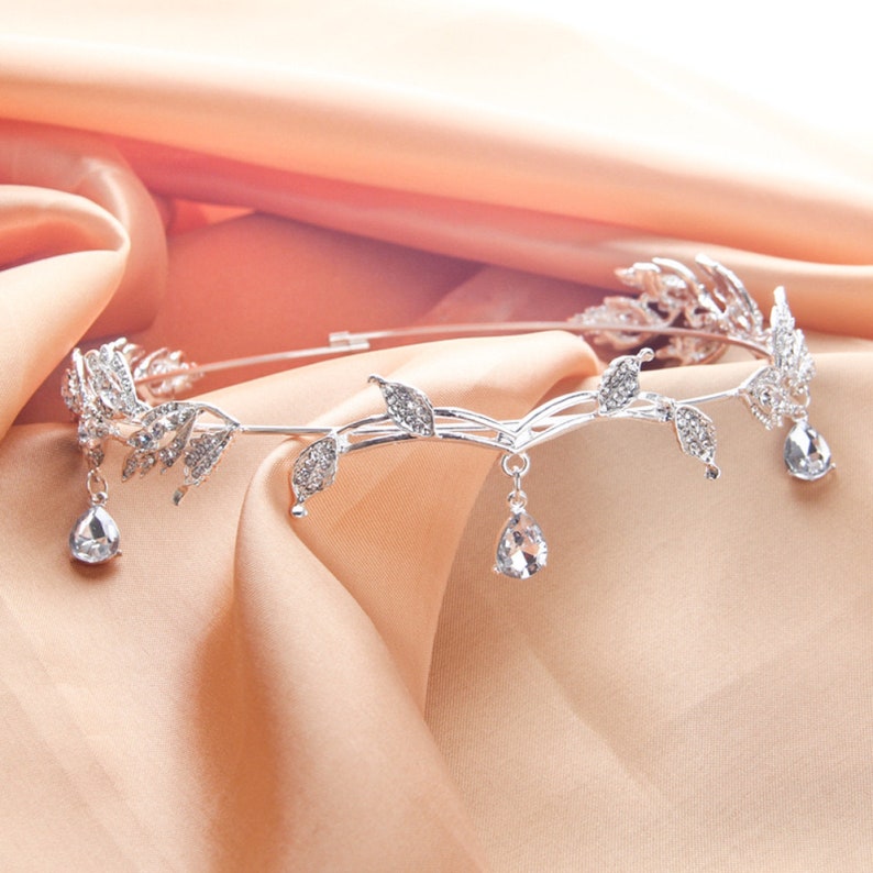 Forest Fairy Headpiece Greek Goddess Tiara Bridal Crown - Etsy